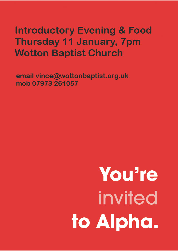 Alpha - Wotton Baptist Church